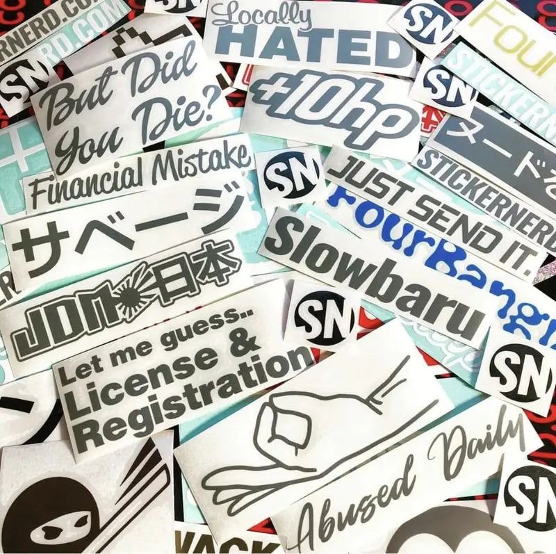 Funny Window Stickers & Car Decals - Hilarious Vinyl Stickers Decal ...