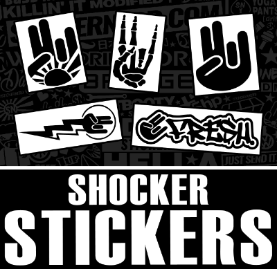 SHOCKER STICKERS - JDM STICKERS - THE SHOCKER DECALS - STICKER DECAL ...