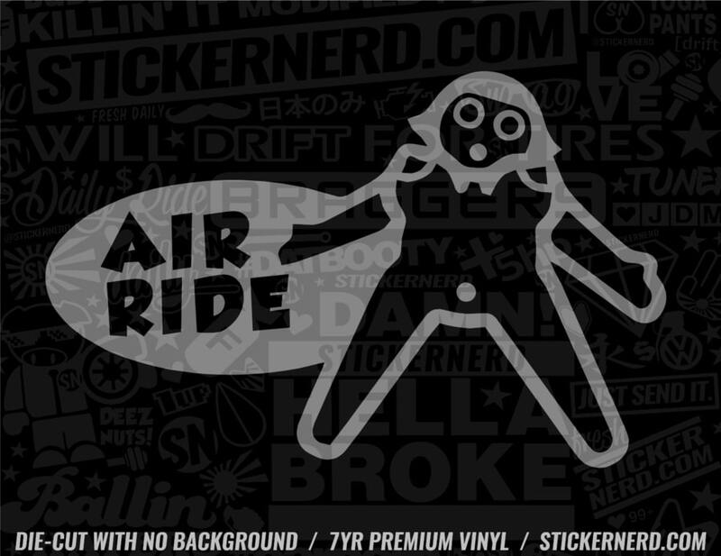 Air Ride Sticker - VINYL WINDOW DECALS AND CAR STICKERS – StickerNerd.com