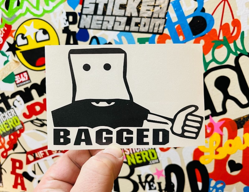 Bagged Sticker - Funny Air Ride Decal - JDM Humor Stickers ...