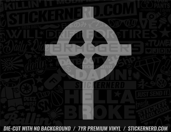 Celtic Cross Sticker – StickerNerd.com