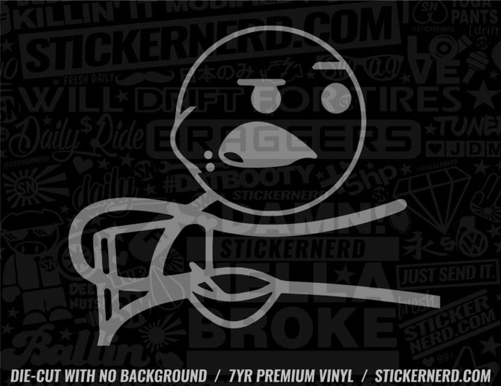 Funny Meme Stickers & JDM Decals - Vinyl Decal - StickerNerd.com