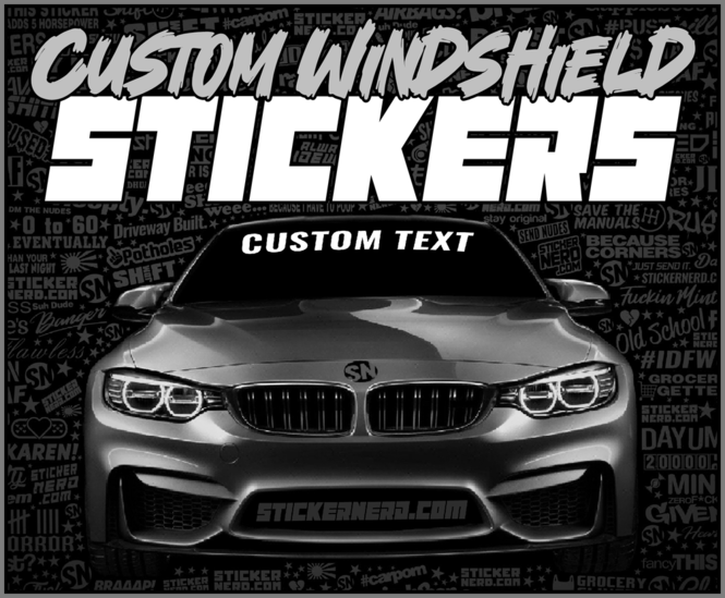 StickerNerd - Custom Car Stickers & Funny Windshield Decals ...