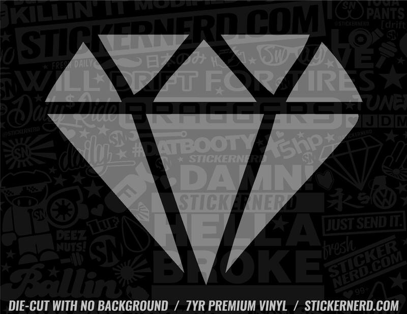 Diamond Sticker - Crystal Shape Vinyl Decal | JDM, Euro & KDM Decals ...
