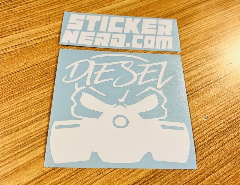 Diesel Gas Mask Sticker | Funny Turbo-Diesel Stickers | Truck Decals ...