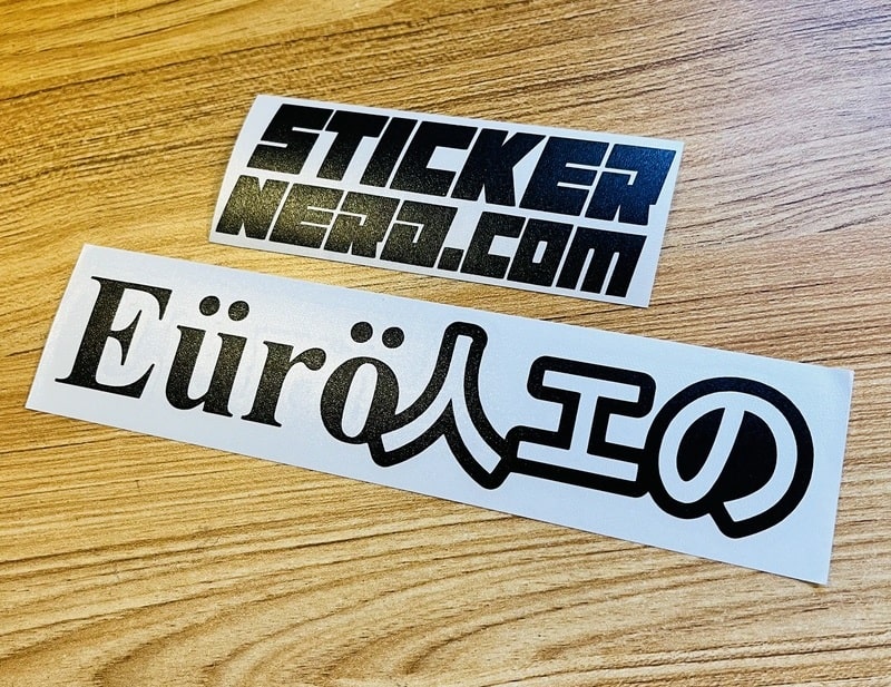 Euro Made Sticker - Vinyl Window Tuner Stickers - European Car Decals ...