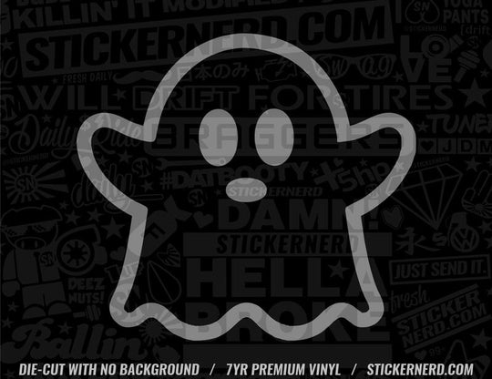 Ghost Sticker - Car Window Vinyl Decals & Tuner Jdm Stickers ...