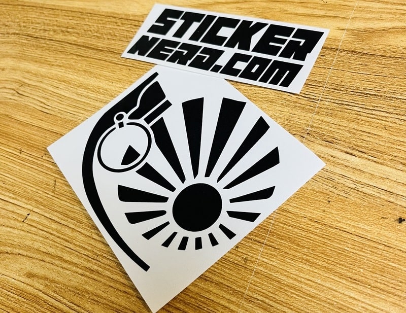 Grenade JDM Flag Sticker | Japanese Car Decal | StickerNerd.com