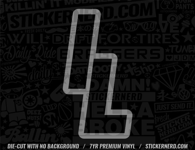 IL State Sticker - State Initials Decal - Abbreviations Decals ...