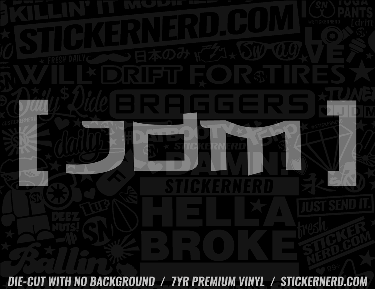 JDM Sticker – StickerNerd.com