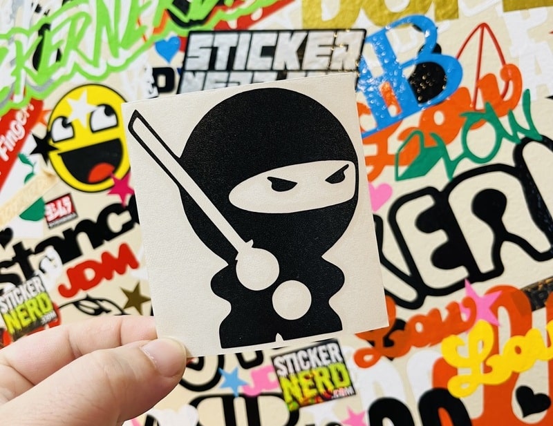 Ninja Sticker - Die Cut Samurai Decal - Car Window JDM Stickers ...