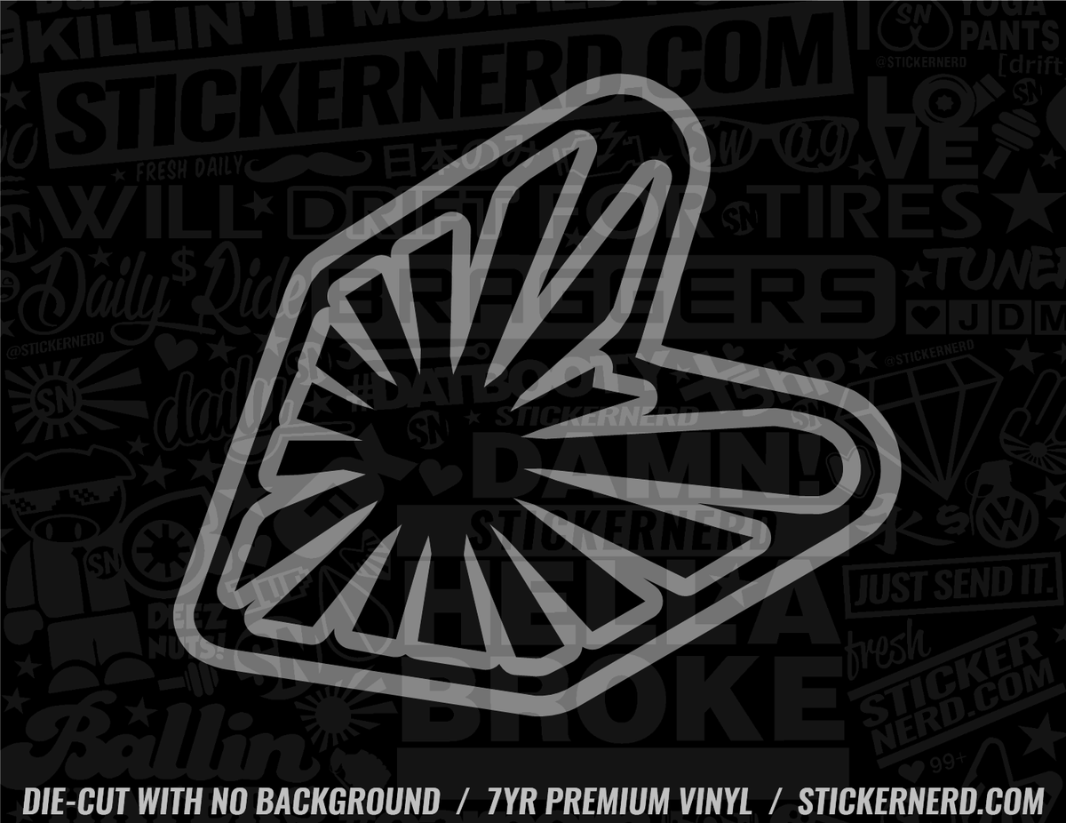 Japan Flag Rising Sun Sticker – StickerNerd.com