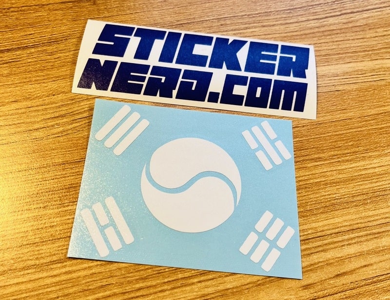 Korean KDM Flag Sticker - Die Cut Vinyl Decal | StickerNerd.com