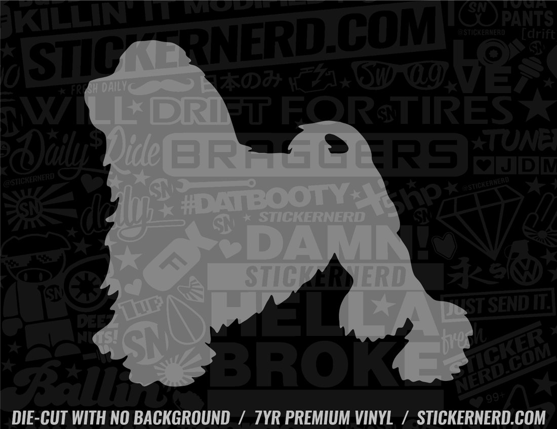 Lowchen Dog Sticker - Vinyl Decal for Cars & Trucks – StickerNerd.com