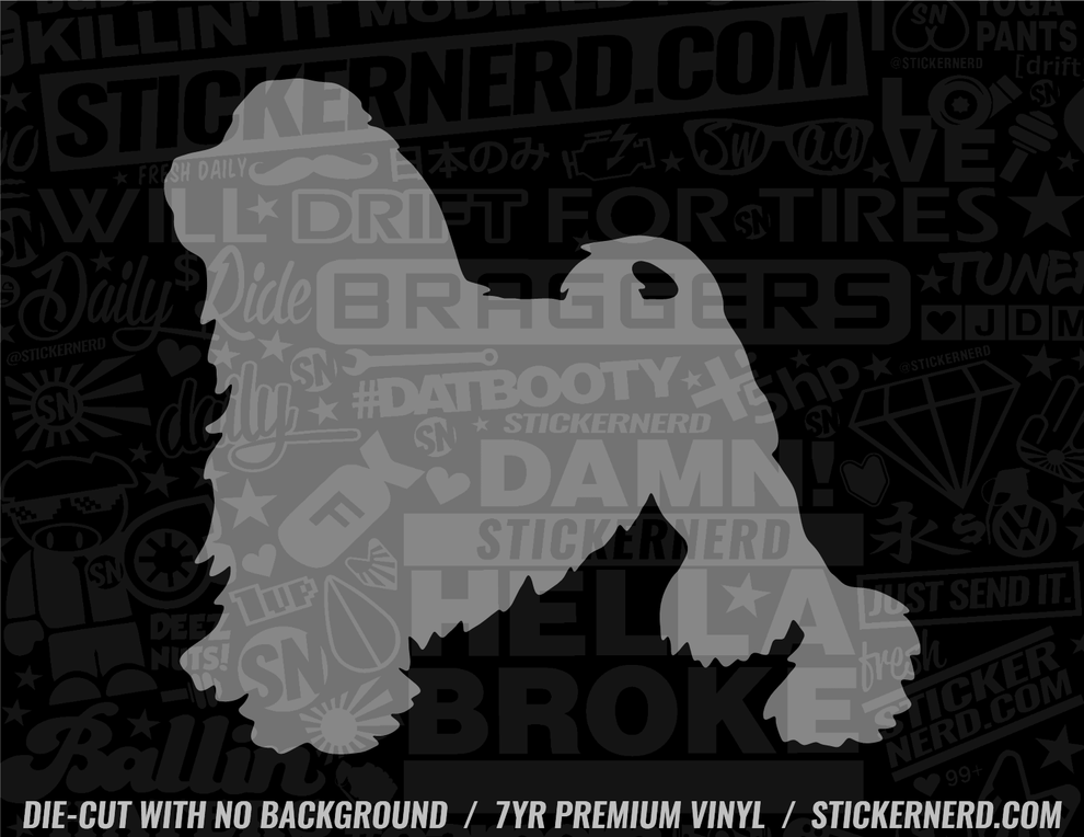 Lowchen Dog Sticker - Vinyl Decal for Cars & Trucks – StickerNerd.com