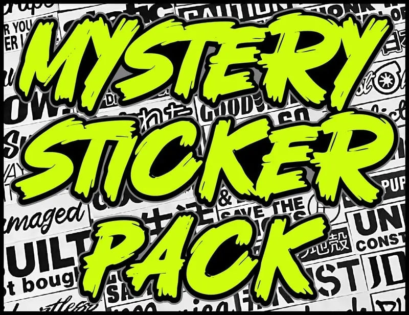 7pc Mystery Sticker Pack - Random Vinyl Decals for Cars And Laptops ...