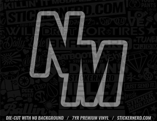 NM State Sticker - State Initials Decal - Abbreviations Decals ...