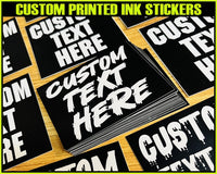 Custom Stickers, Personalized Decals, Windshield Banners, Window Decal ...