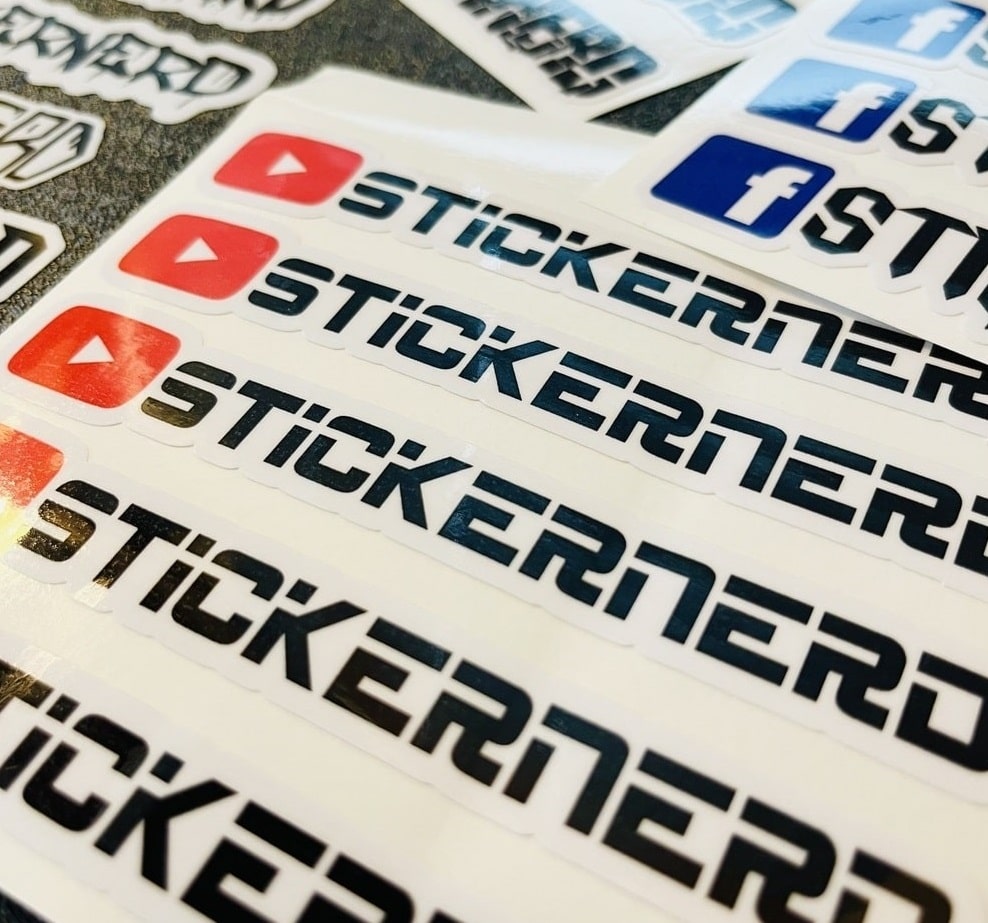 CUSTOM PRINTED TEXT STICKERS - CUSTOM CUT - PERSONALIZED DECALS ...