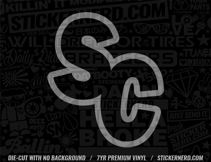 SC State Sticker - State Initials Decal - Abbreviations Decals ...