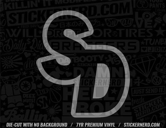 SD State Sticker - State Initials Decal - Abbreviations Decals ...