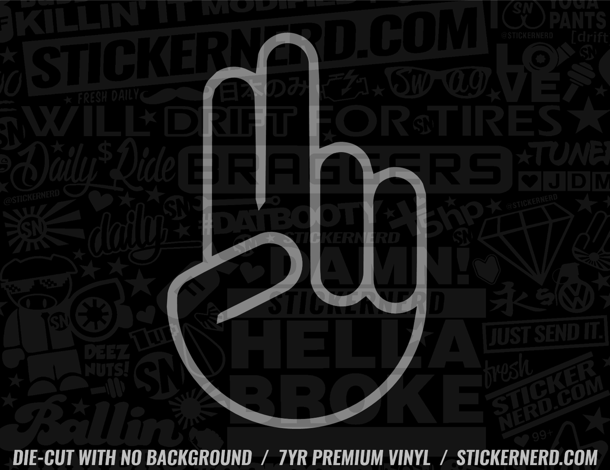 SHOCKER STICKER - VINYL WINDOW DECALS - THE SHOCKER DECAL – StickerNerd.com