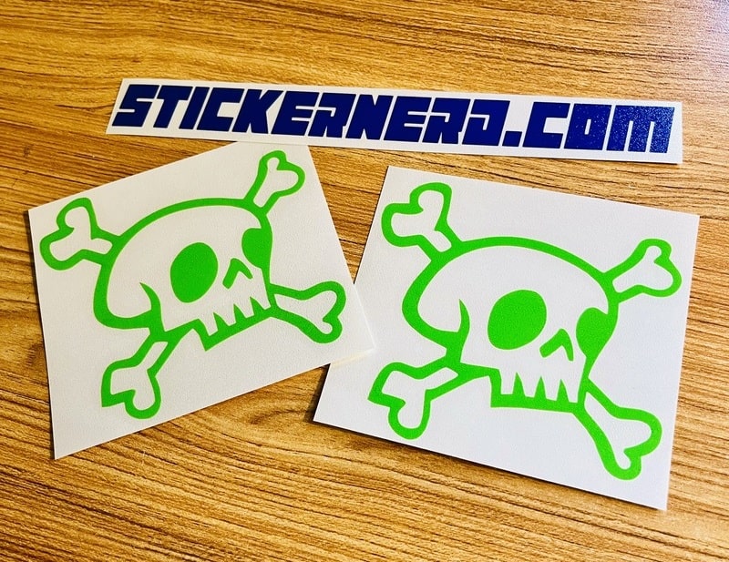Skull Sticker - Gothic Vinyl Decal for Cars & Trucks | StickerNerd.com