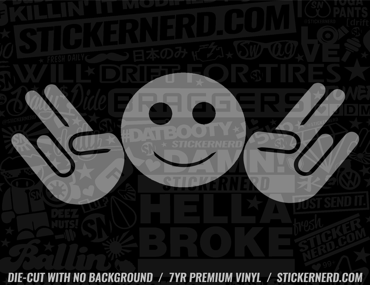 Shocker Sticker - Funny Tuner JDM KDM Vinyl Decal | StickerNerd.com