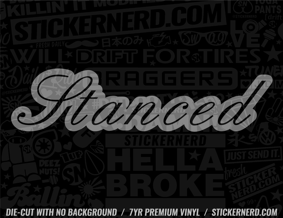 Stance Stickers & JDM Decals - Premium Car Stickers - StickerNerd.com