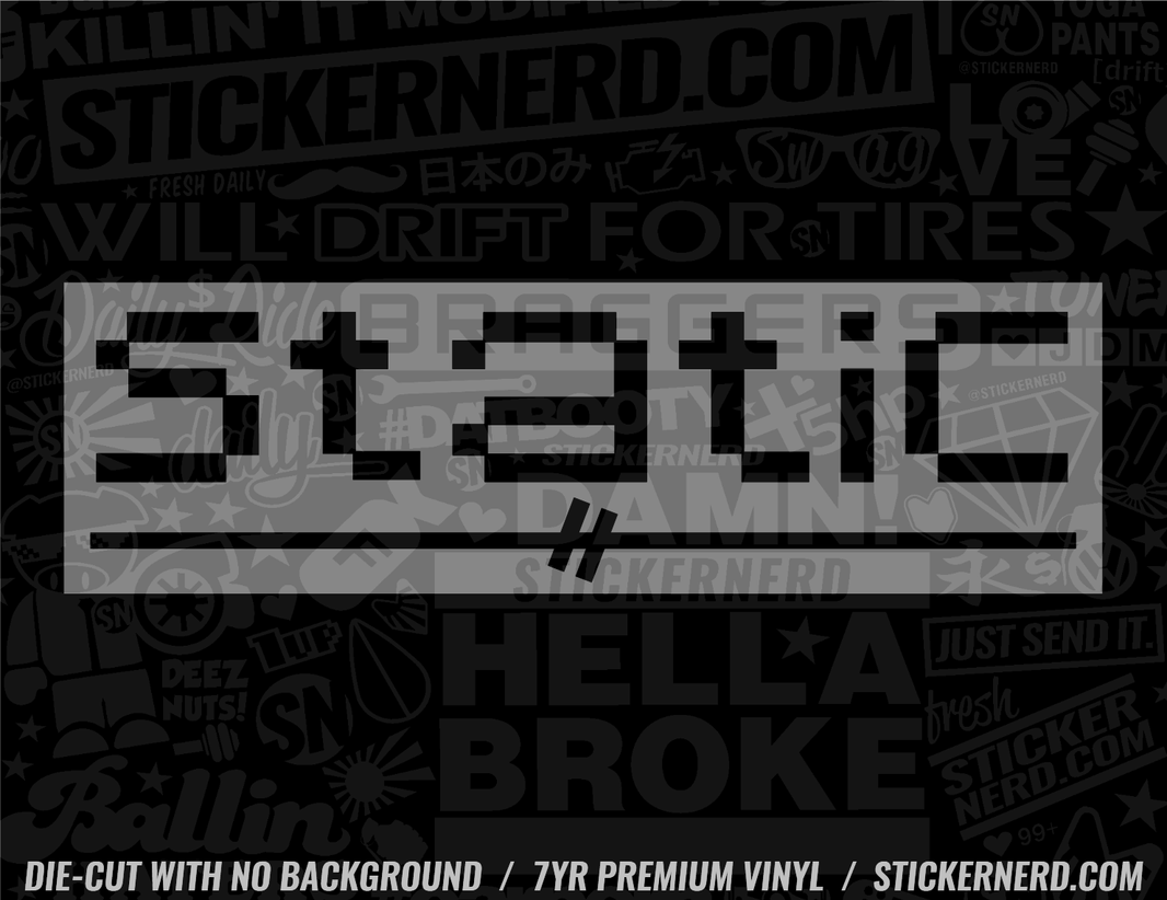 Stance Stickers & JDM Decals - Premium Car Stickers - StickerNerd.com