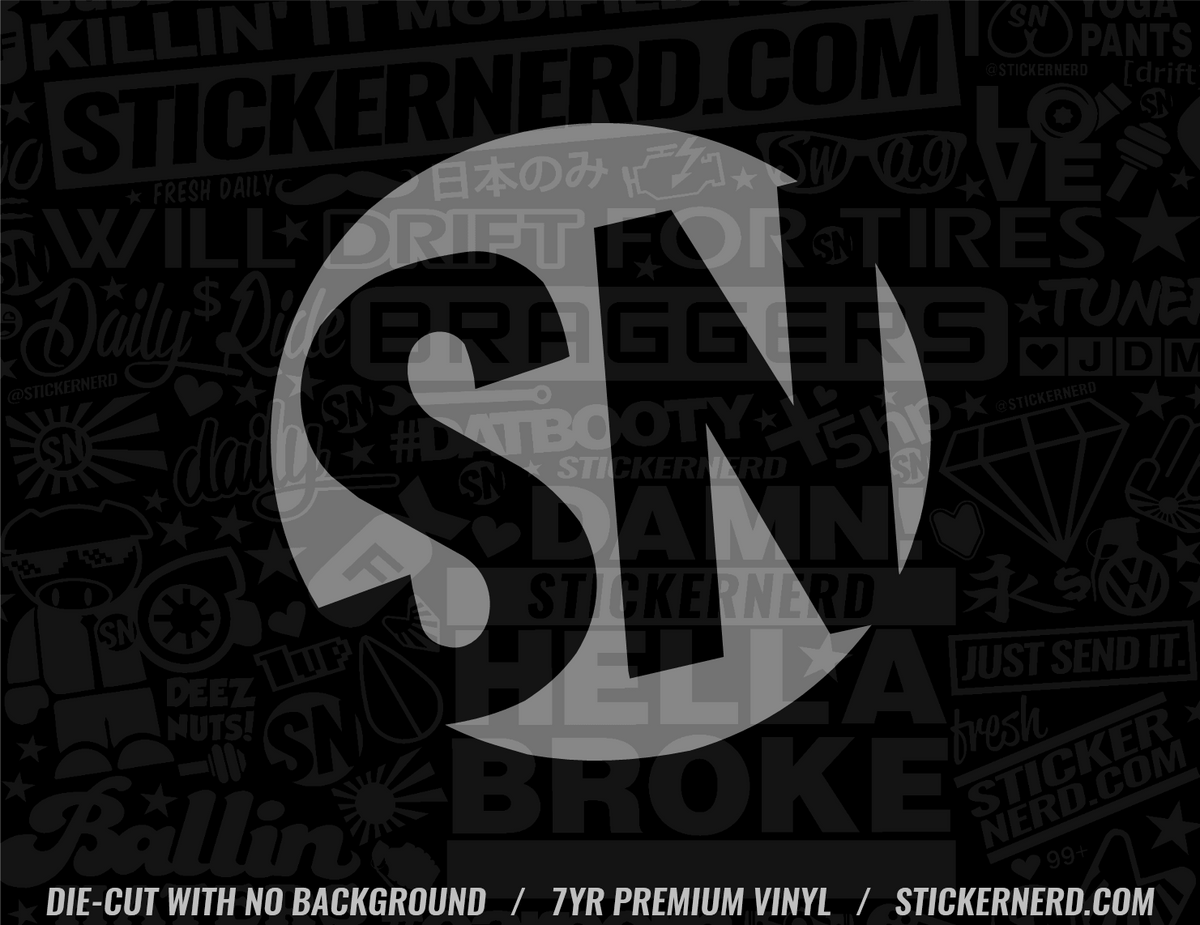 StickerNerd SN Sticker - Window Decal - STICKERNERD.COM – StickerNerd.com