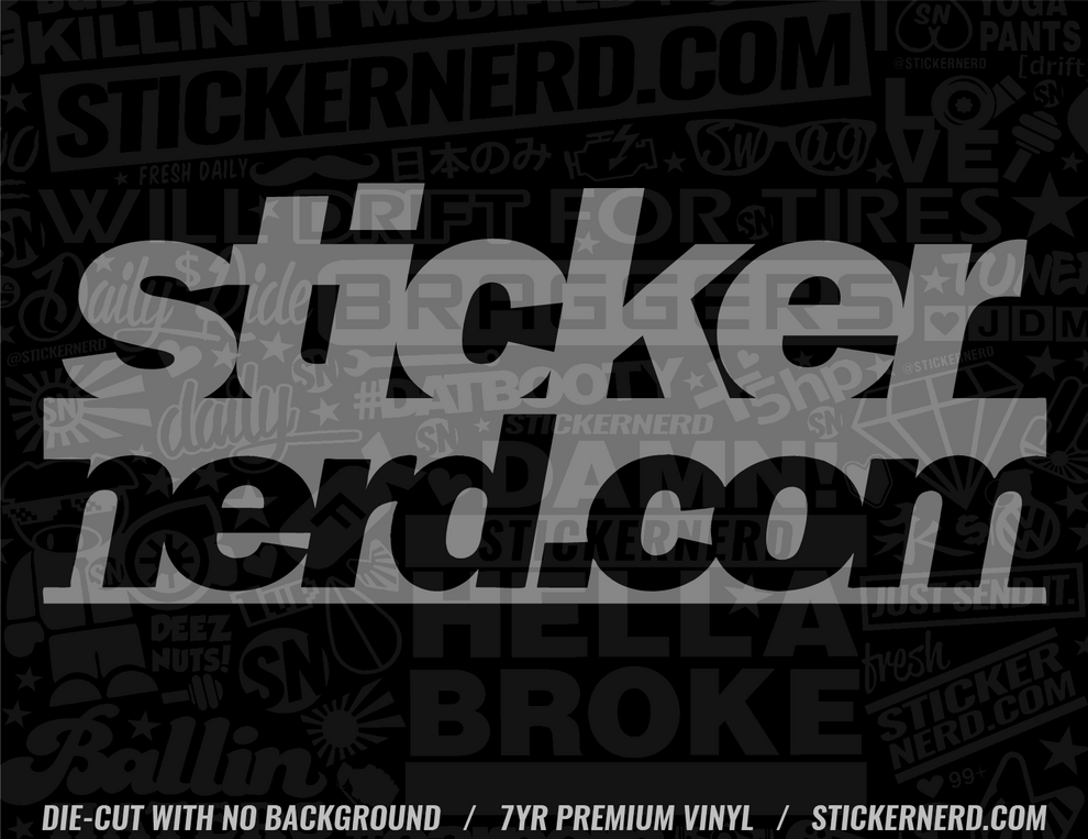 StickerNerd Sticker | Sticker For Cars | Vinyl Window Decals ...