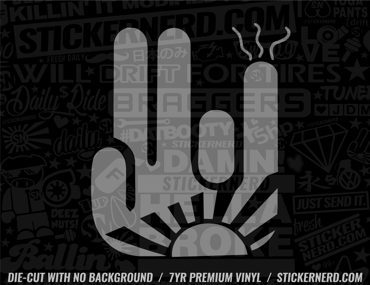 SHOCKER STICKER - VINYL WINDOW DECALS - THE SHOCKER DECAL – StickerNerd.com