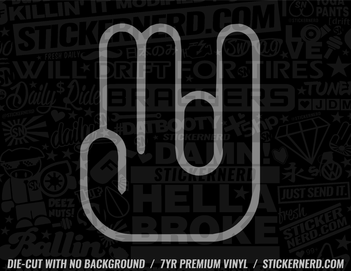 SHOCKER STICKER - VINYL WINDOW DECALS - THE SHOCKER DECAL – StickerNerd.com