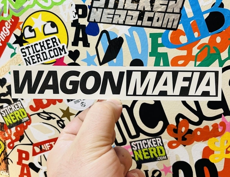 Wagon Mafia Sticker - Tuner Window Decal - Vinyl Car Stickers ...