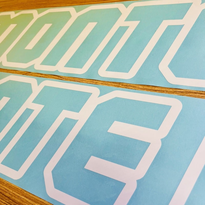 OUTLINE TEXT - CUSTOM WINDSHIELD STICKERS - WINDOW DECALS - CAR DECAL ...